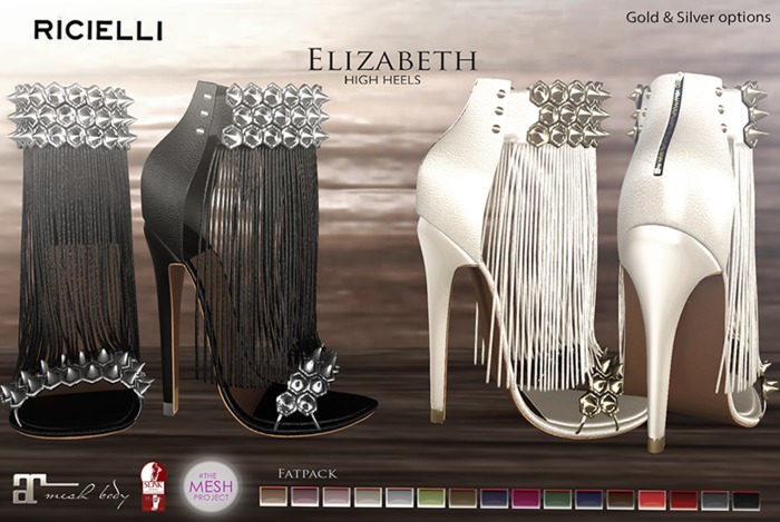 Second Life Marketplace - 50% OFF R.icielli - ELIZABETH High Heels for ...