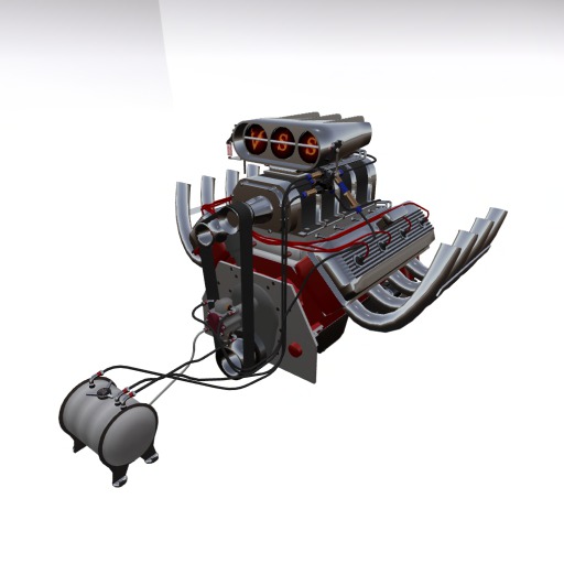 Second Life Marketplace - kk BB Super Charged Street engine mesh