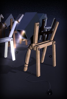 Second Life Marketplace - ..::TH::..Woof Lamp Boxed