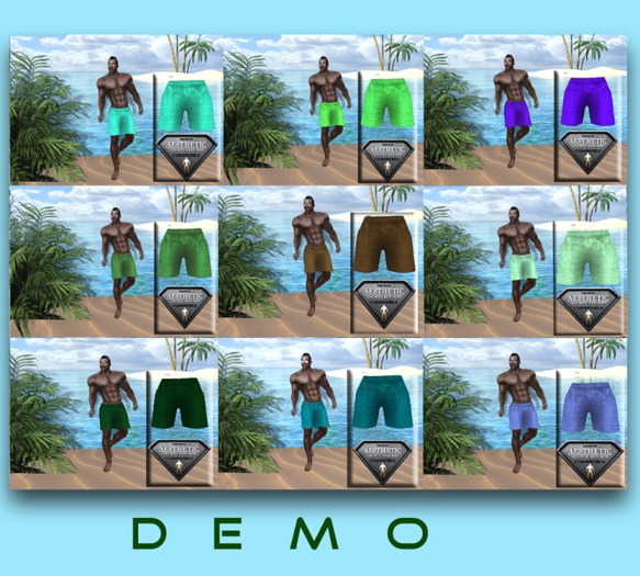 Second Life Marketplace - Hawaii Shorts DEMO