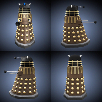 Second Life Marketplace - Bad Kitty Dalek Avatar with Texture Hud
