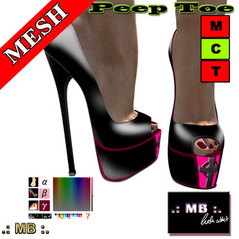 Second Life Marketplace - .: MB :. CYBER GOTH PINK [ Complete Outfit w ...