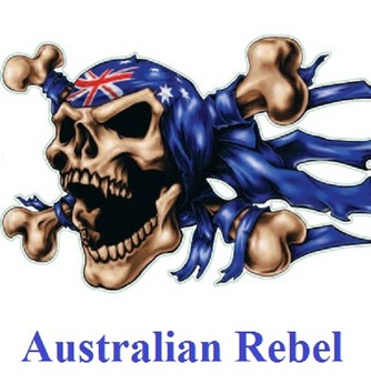 Second Life Marketplace - Australian Rebel Skull Poster