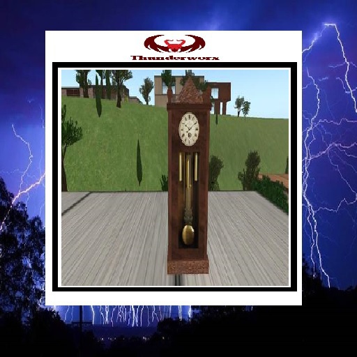 Second Life Marketplace Grandfather Clock