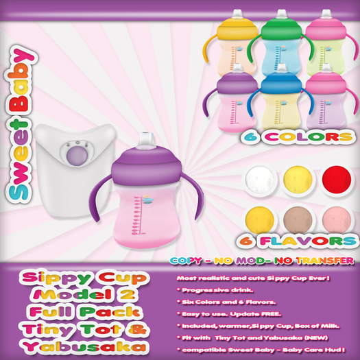Second Life Marketplace - Sweet Baby - Sippy Cup Sculpted MD 2