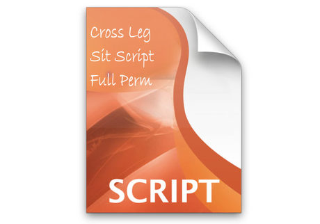 Second Life Marketplace - Cross Leg Sit Script Full Perm
