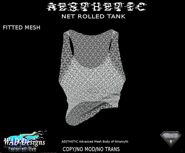 Second Life Marketplace - NET FITTED MESH ROLLED AESTHETIC NIRAMYTH ...