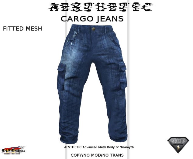 Second Life Marketplace - JEANS TWO FITTED MESH AESTHETIC NIRAMYTH MESH ...
