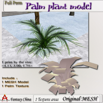 Second Life Marketplace - Full Perm Palm plant model