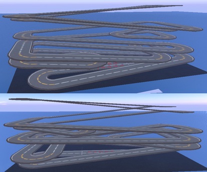 Second Life Marketplace - 1/2 SIM TRACK FULL RIDE 1 (58 prims)