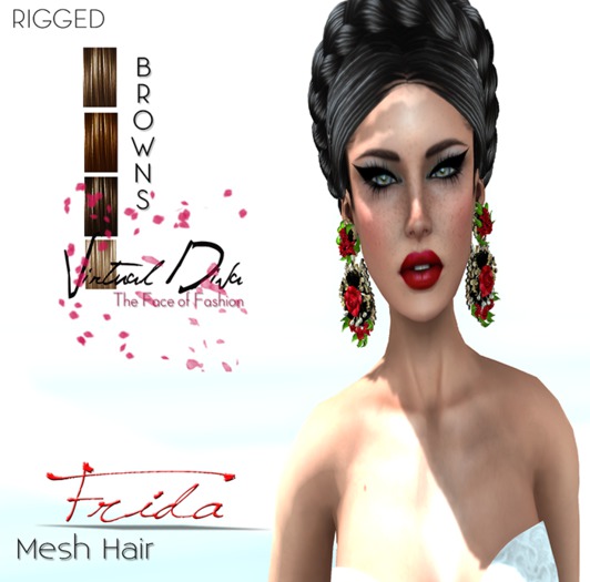 Second Life Marketplace - ::VD:: Frida Hair Brows Second Life Marketplace - ::VD:: Frida Hair Brows