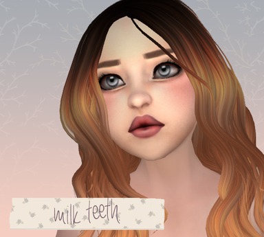 Second Life Marketplace - milk teeth. Sugar Avatar 2.0 Skin Mod