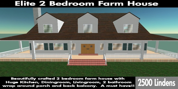 Second Life Marketplace - Elite 2 Bedroom Farm House