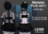 Second Life Marketplace - [BI] Kemono Punk Skirt [hella]