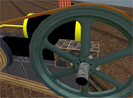 Second Life Marketplace - ornate steam engine moving parts sound smoke ...