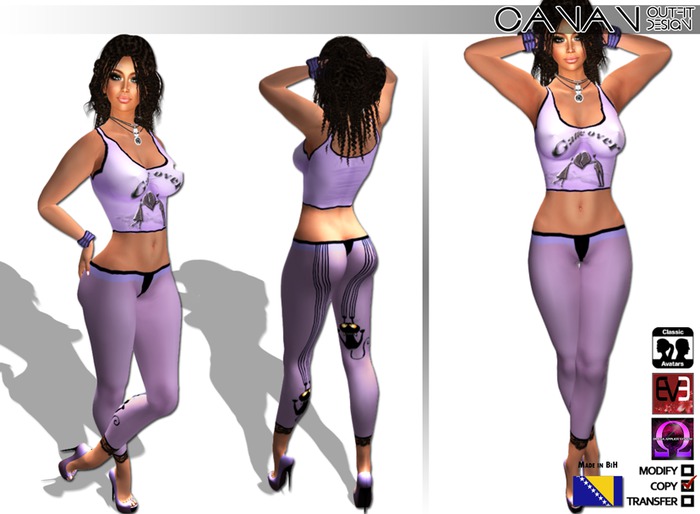 Second Life Marketplace Canan Game Over Outfit 01