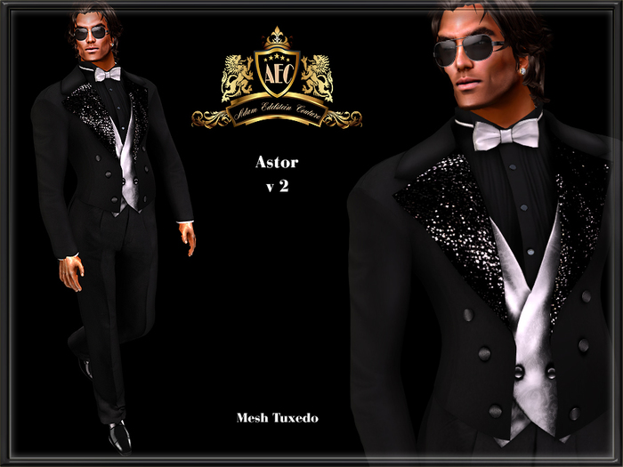 Second Life Marketplace - !AEC! Astor - Mesh Tuxedo - V2