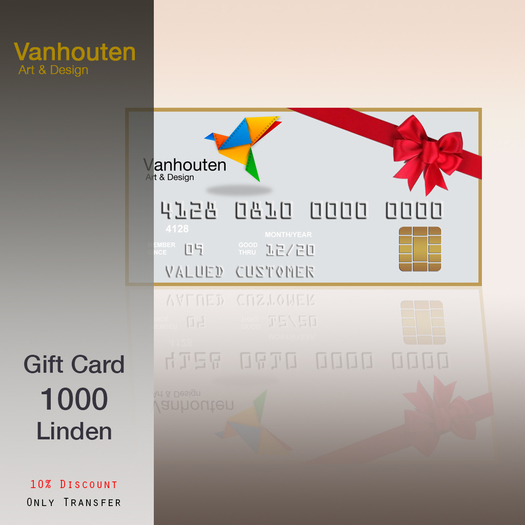 Second Life Marketplace - *Vanhouten* StoreCard 1000 Linden
