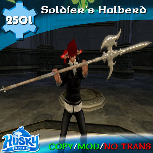 Second Life Marketplace - Soldier's Halberd [BOXED]