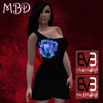 Second Life Marketplace - Only for EVE avatars BLACK mini dress Puply ...