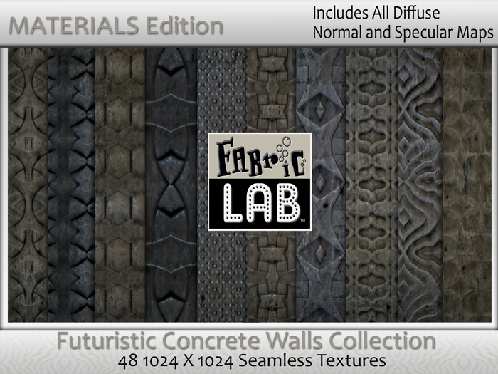 Second Life Marketplace - Materials Edition - Fabric Lab ME Seamless ...