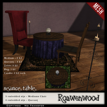 Second Life Marketplace - {RW} Seance Table Set [b]