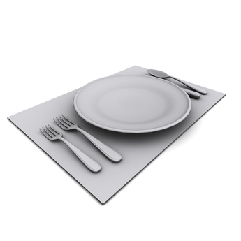 Second Life Marketplace - Full Perm MESH Place Setting "COLBY", Mesh ...