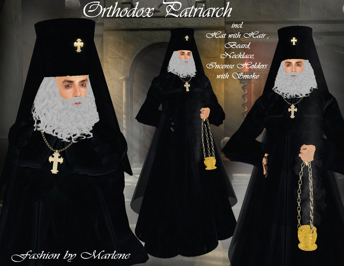 Second Life Marketplace - *MG Orthodox Priest, Patriarch, black
