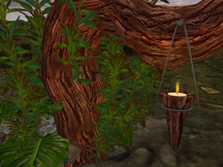 Second Life Marketplace - Twisted Tree Lamp ( Tropical )