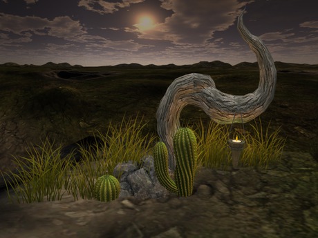 Second Life Marketplace - Twisted Tree Lamp ( Desert )