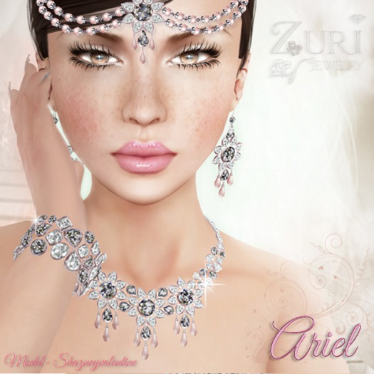 Second Life Marketplace - Zuri Rayna~Ariel-Champagne Jewelry Collection