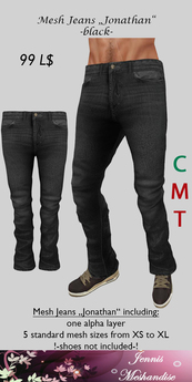 Second Life Marketplace - *JM* Jeans Jonathan black