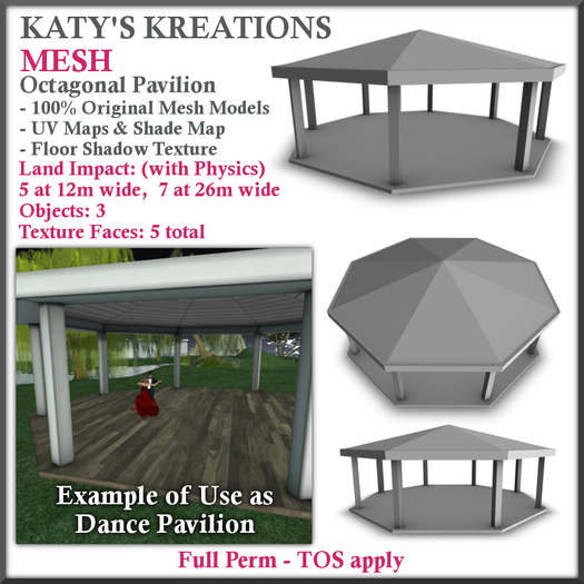 Second Life Marketplace - **LIMITED PROMO** FULL PERM MESH PREFAB ...