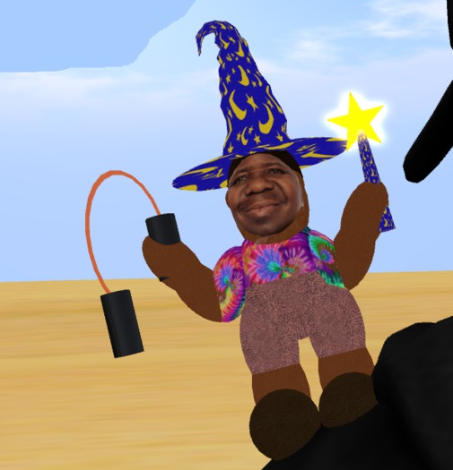Second Life Marketplace - Mystical Kung Fu Wizard Gary Coleman Shoulder Pet