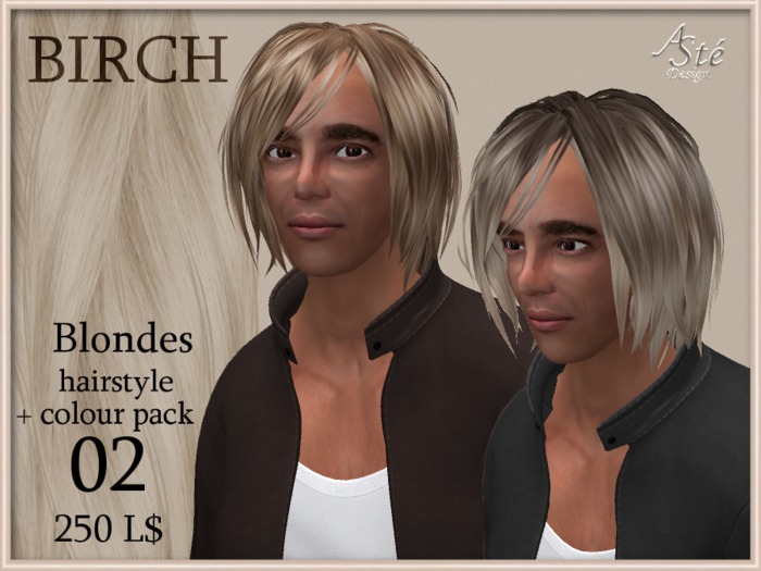 Second Life Marketplace - ***Aste*** HAIR 02.09 BIRCH blondes