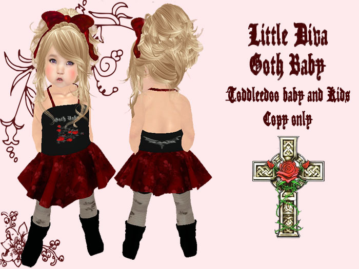 Second Life Marketplace - ~Little Diva~Baby Goth