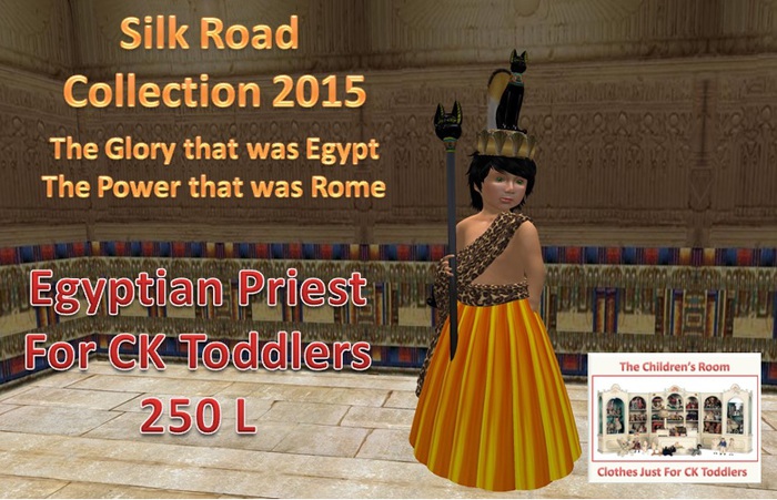 Second Life Marketplace - Silk Road 2015 - Egyptian Priest (CK Toddler)