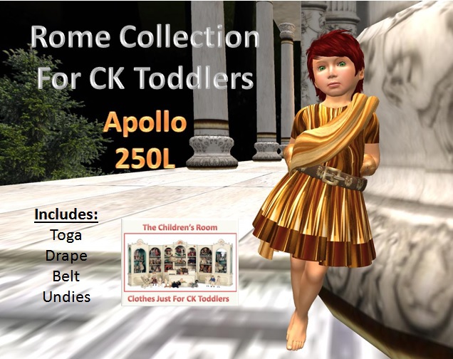 Second Life Marketplace - Rome Collection - Apollo (CK Toddlers)