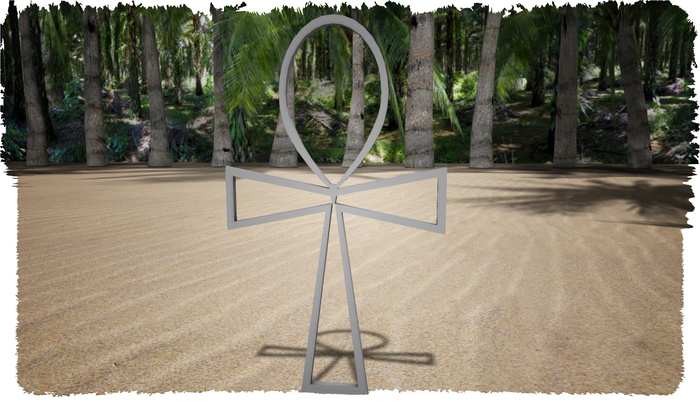 Second Life Marketplace - "M" Mesh Inside "M" Mesh Egypt Ankh 3D Symbol