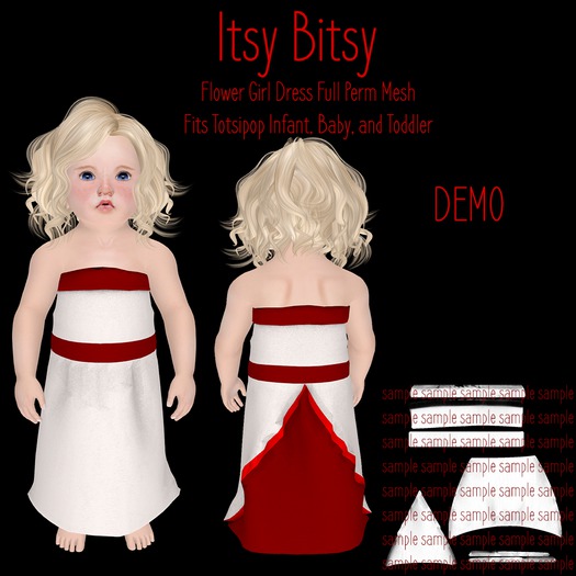 Second Life Marketplace - Itsy Bitsy Totsipop Infant Baby Toddler ...