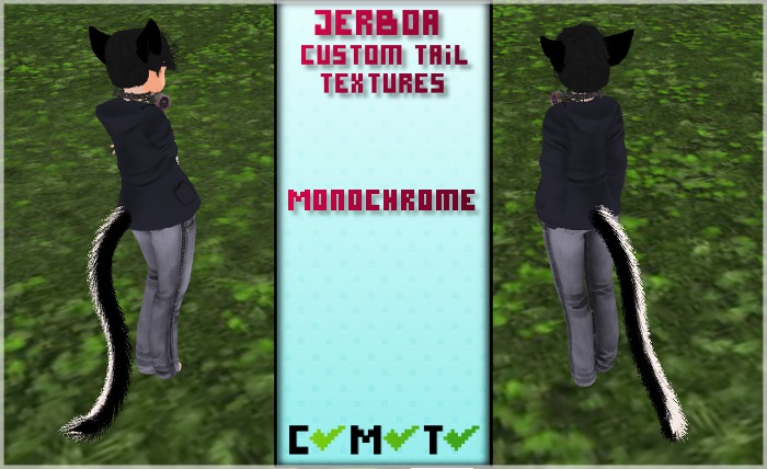 Second Life Marketplace - +VS+ NV Fluffy Tail Custom Texture (Monochrome)