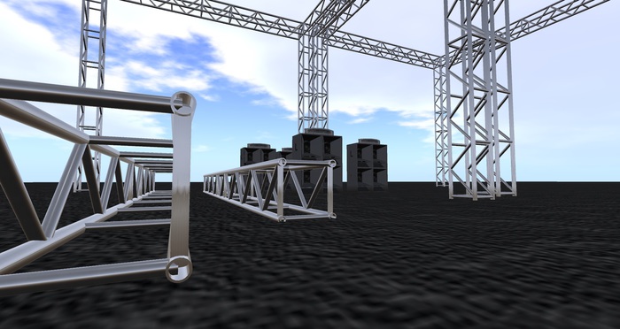 Second Life Marketplace - (S3D) Stage equipment - truss - girder kit ...