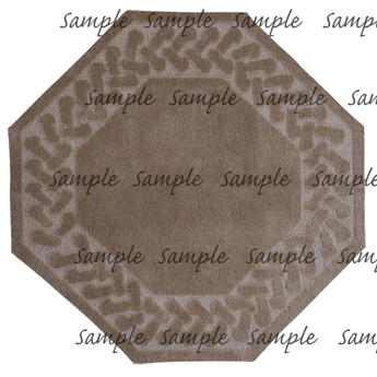 Second Life Marketplace - Octagon Herringbone Rug-Beige