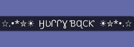 Second Life Marketplace - .:{ MG }:. Hurry Back - Gesture (with Sound)