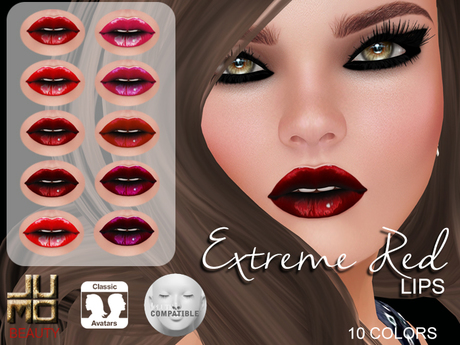 Second Life Marketplace - .:JUMO:. Extreme Red Lips - LELUTKA