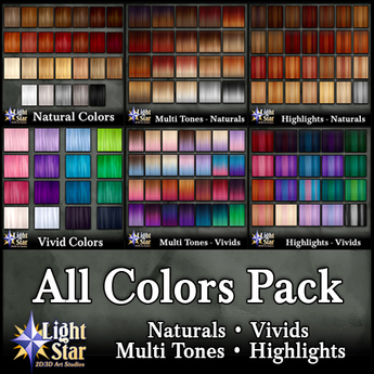 Second Life Marketplace - *LightStar-Hair-Talon-All Colors