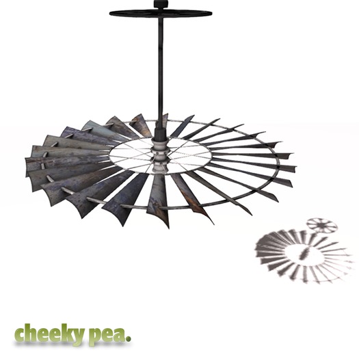 Second Life Marketplace - :CP: Heart On a Wire Hanging Fan