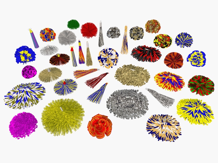 Second Life Marketplace - cheerleader pompoms as a rezz-decoration ...