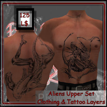 Second Life Marketplace - aliens upper set tlc - copyable