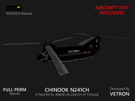 Second Life Marketplace - [Vetron] Chinook N241CH